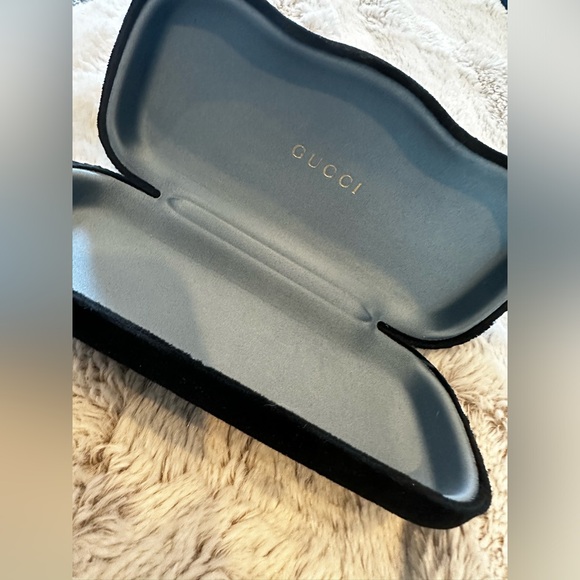 Gucci | Accessories | Authentic Gucci Eyeglasses Case Black Velvet With ...